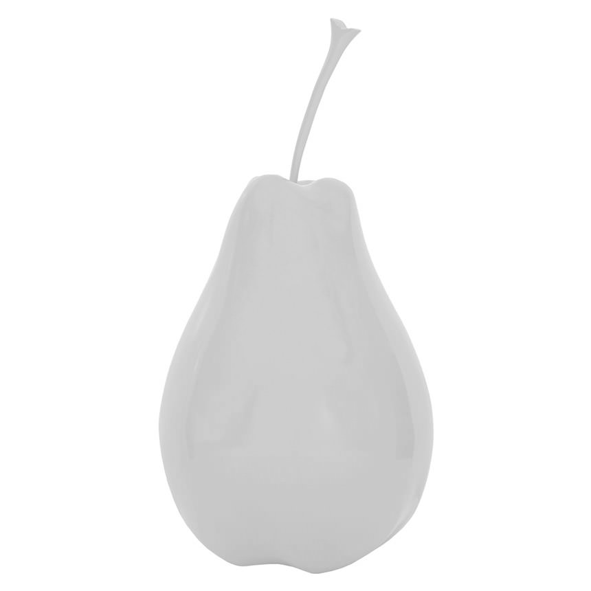 Large White Pear Table Decor | El Dorado Furniture