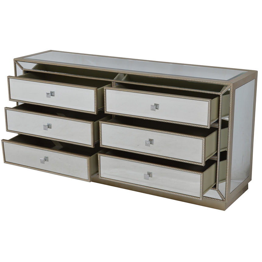 Uribia Large Mirrored Cabinet | El Dorado Furniture