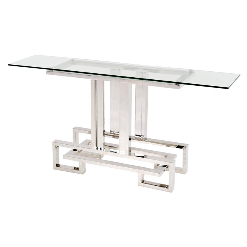 Verso Silver Console Table | El Dorado Furniture