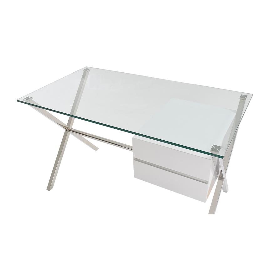 Solace Clear Desk | El Dorado Furniture
