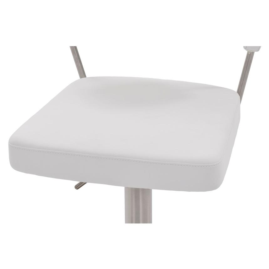 Bold White Adjustable Stool | El Dorado Furniture