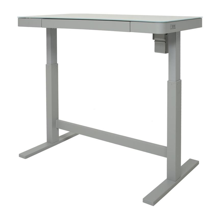 AshFord White Standing Desk El Dorado Furniture