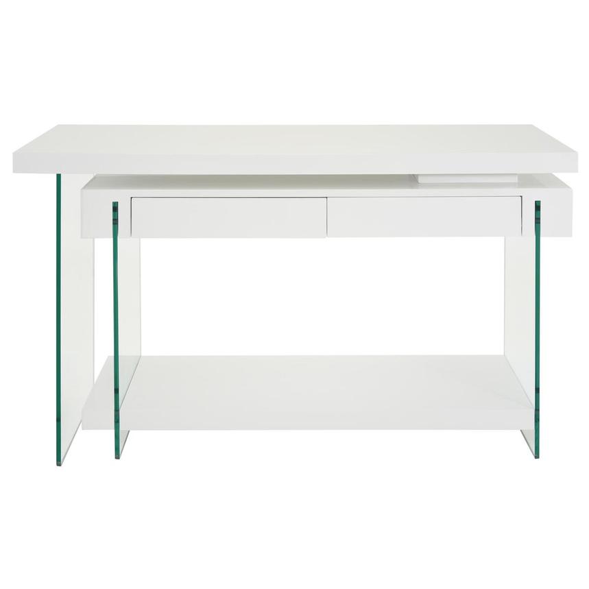 Cherish White L-Shaped Desk | El Dorado Furniture