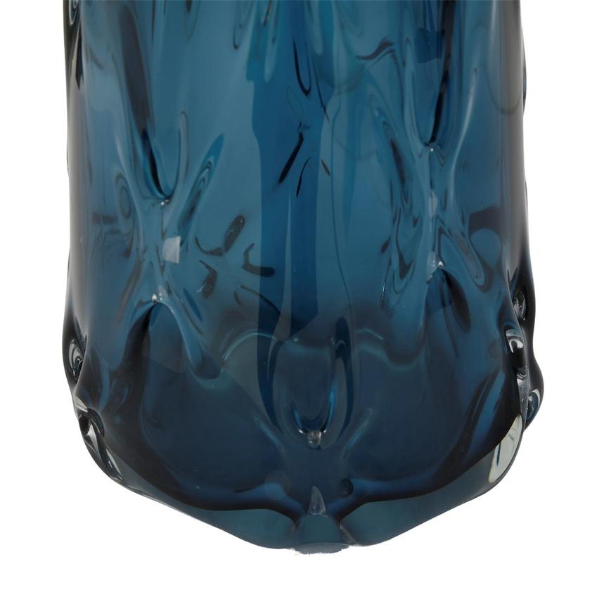 Mahle Blue Glass Vase | El Dorado Furniture