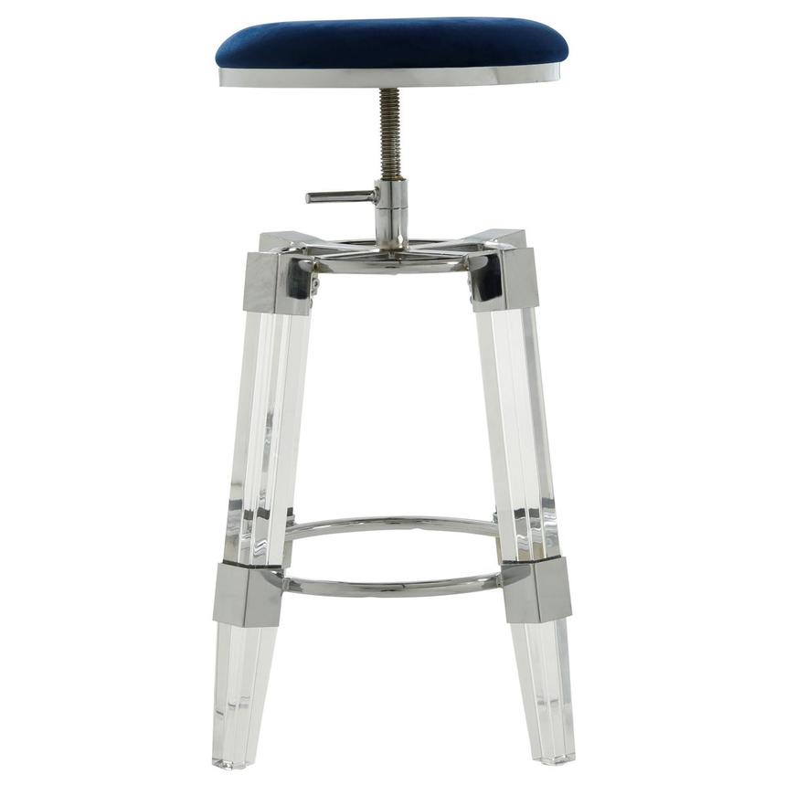 Julie Royal Blue Adjustable Stool | El Dorado Furniture