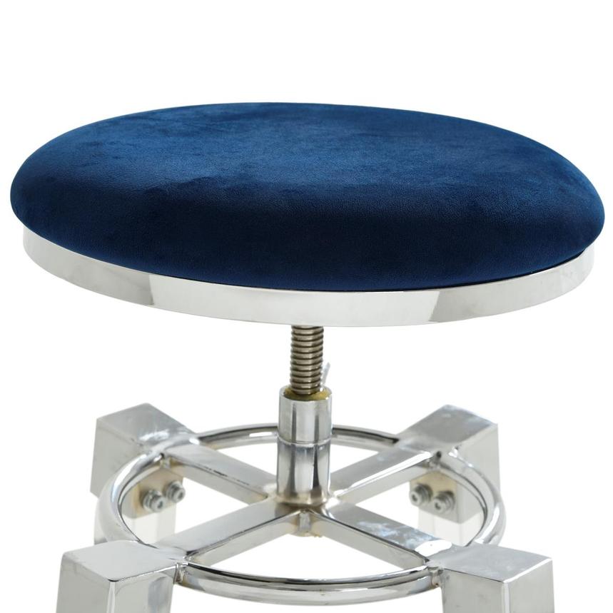 Julie Royal Blue Adjustable Stool | El Dorado Furniture