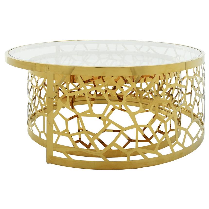 Lacey Gold Nesting Tables Set of 2 | El Dorado Furniture