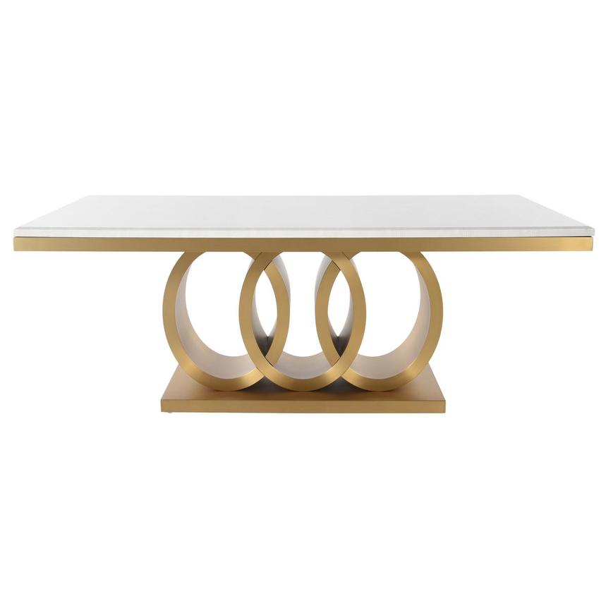 Lillian Gold Rectangular Dining Table | El Dorado Furniture