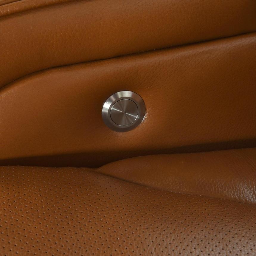 Pummel Tan Leather Power Recliner | El Dorado Furniture
