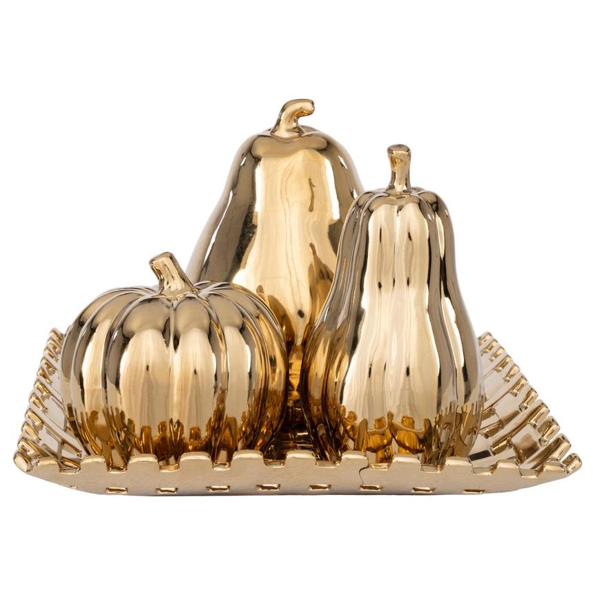 Mika Gold Table Decor Set of 4 | El Dorado Furniture