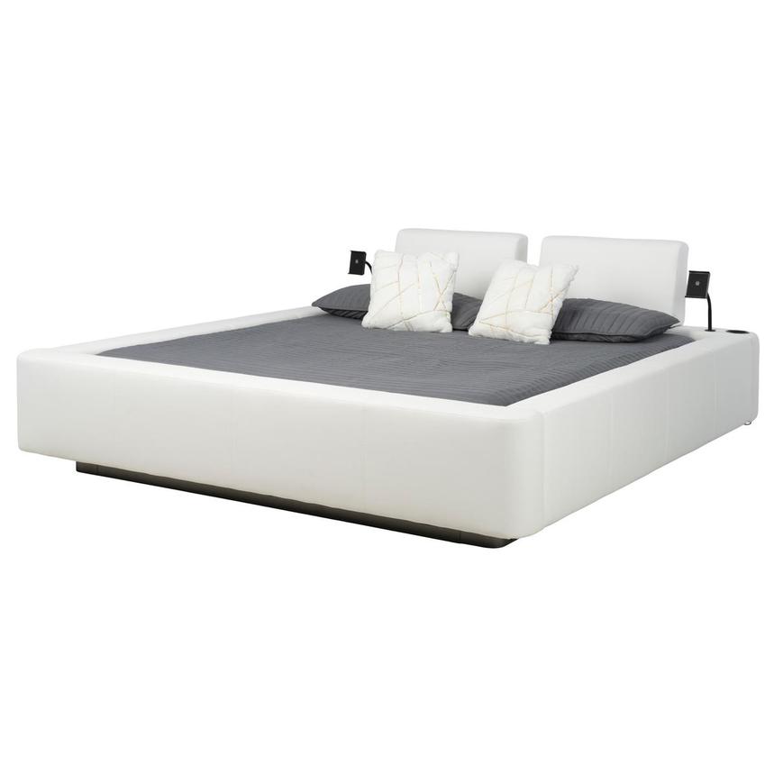 Cassie White King Platform Bed | El Dorado Furniture